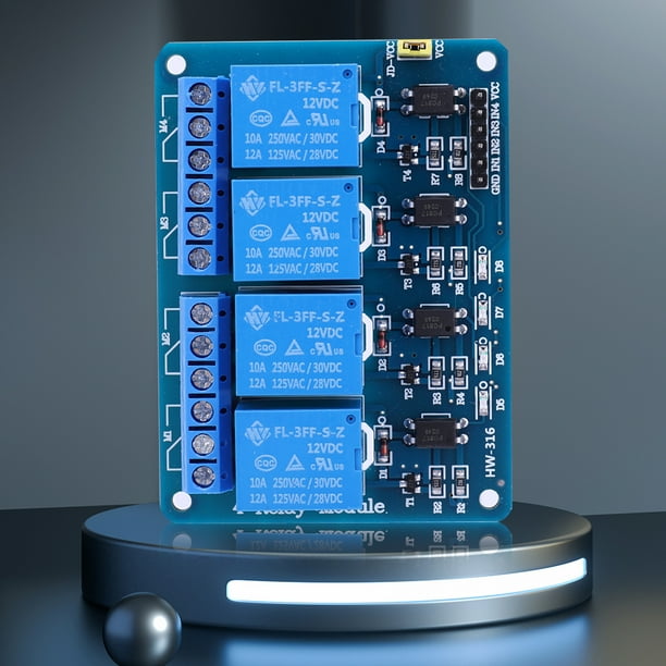 Huadaliy 5V 12V 24V Relay Board with Optocoupler Isolation for Arduino ...