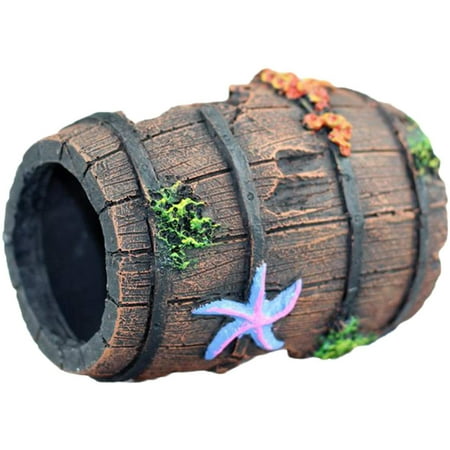 Broken Barrel Fish Tank DecorationsArtificial Aquatic Plants Small ...