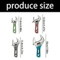 Ciwanning Heavy Duty Compact Adjustable Wrench Spanner With Wide Jaw ...
