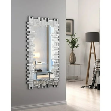 KOHROS Large Decorative Rectangle Wall Mirror 25" x 47" for Bedroom ...