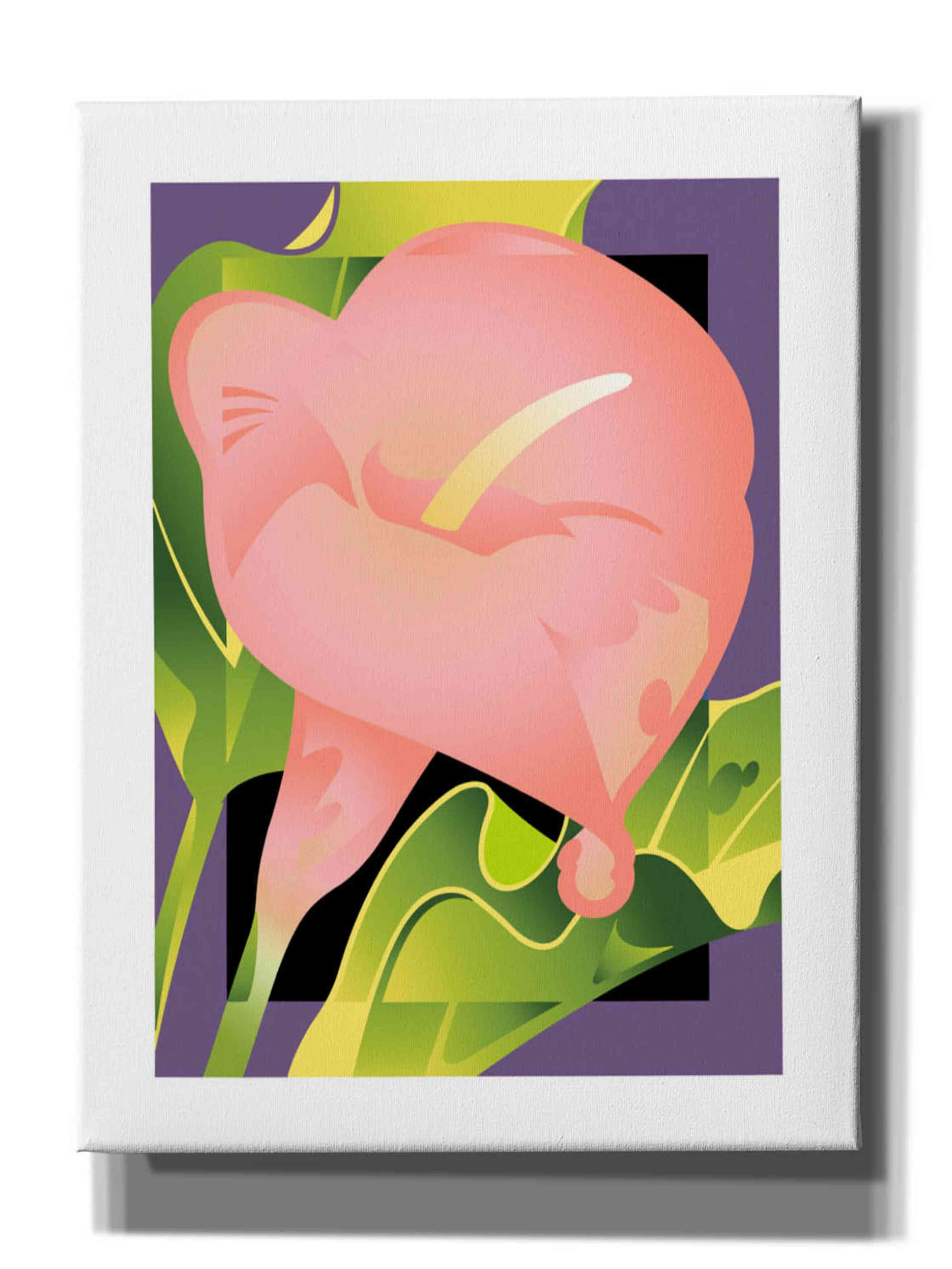 Epic Graffiti 'Calla Pink' by David Chestnutt, Giclee Canvas Wall Art ...
