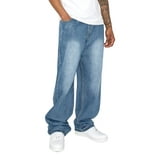 Victorious Men's Essential Baggy Denim Jogger Jeans Medium - Walmart.com