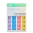 Equate 4-A-Day Pill Planner, 1 Week, 8.5" HSA/FSA Eligible - Walmart.com