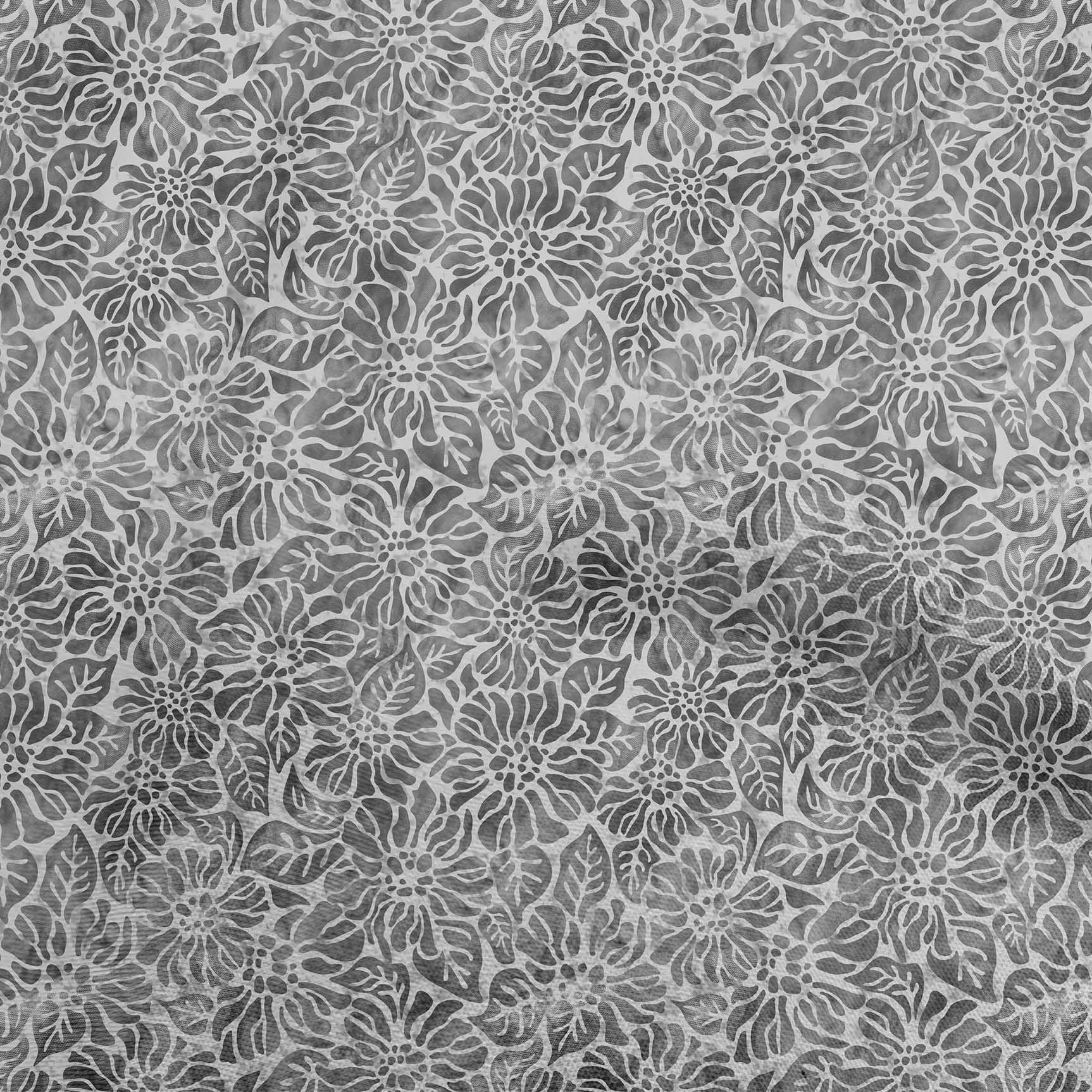 oneOone Cotton Poplin Gray Fabric Aian Batik Diy Clothing Quilting ...