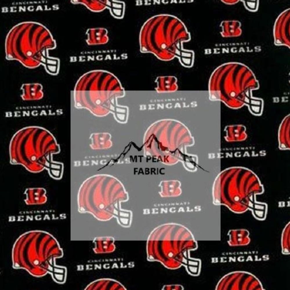 Bengals Cotton Fabric - Walmart.com - Walmart.com