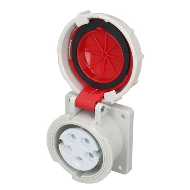 Socket Industrial Socket 3 Phase 5 Pin Power Cable Connector IP67 Water ...