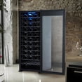 80 Bottle Wine Cooler Refrigerator 48"H Large Single Zone Wine Fridge ...