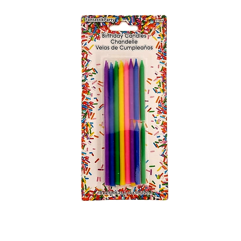 Fantastik Party Birthday Candles Assorted Multi-Color - Walmart.ca