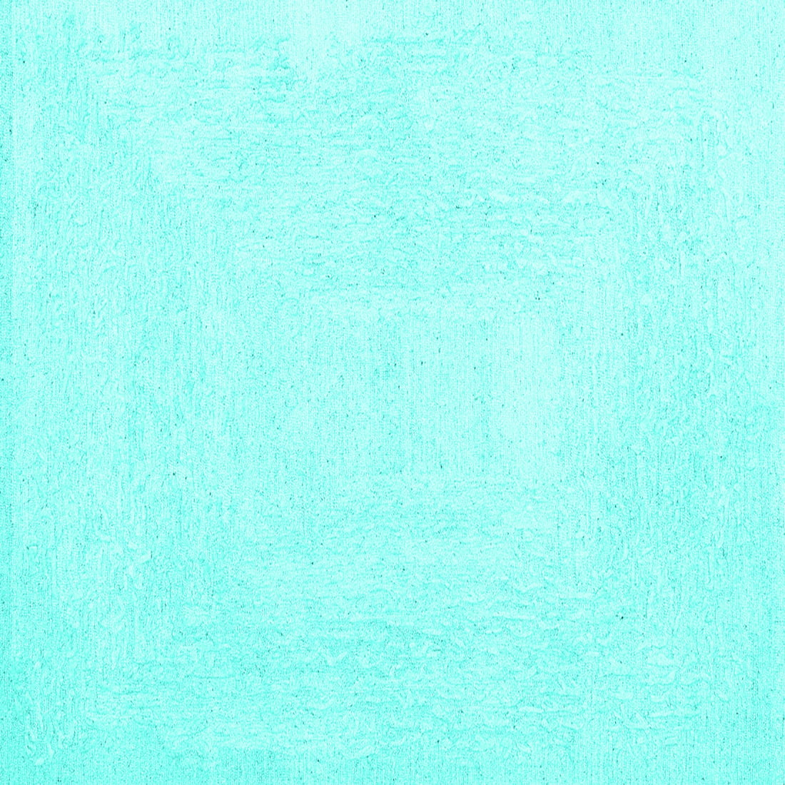 Ahgly Company Machine Washable Indoor Square Solid Turquoise Blue ...