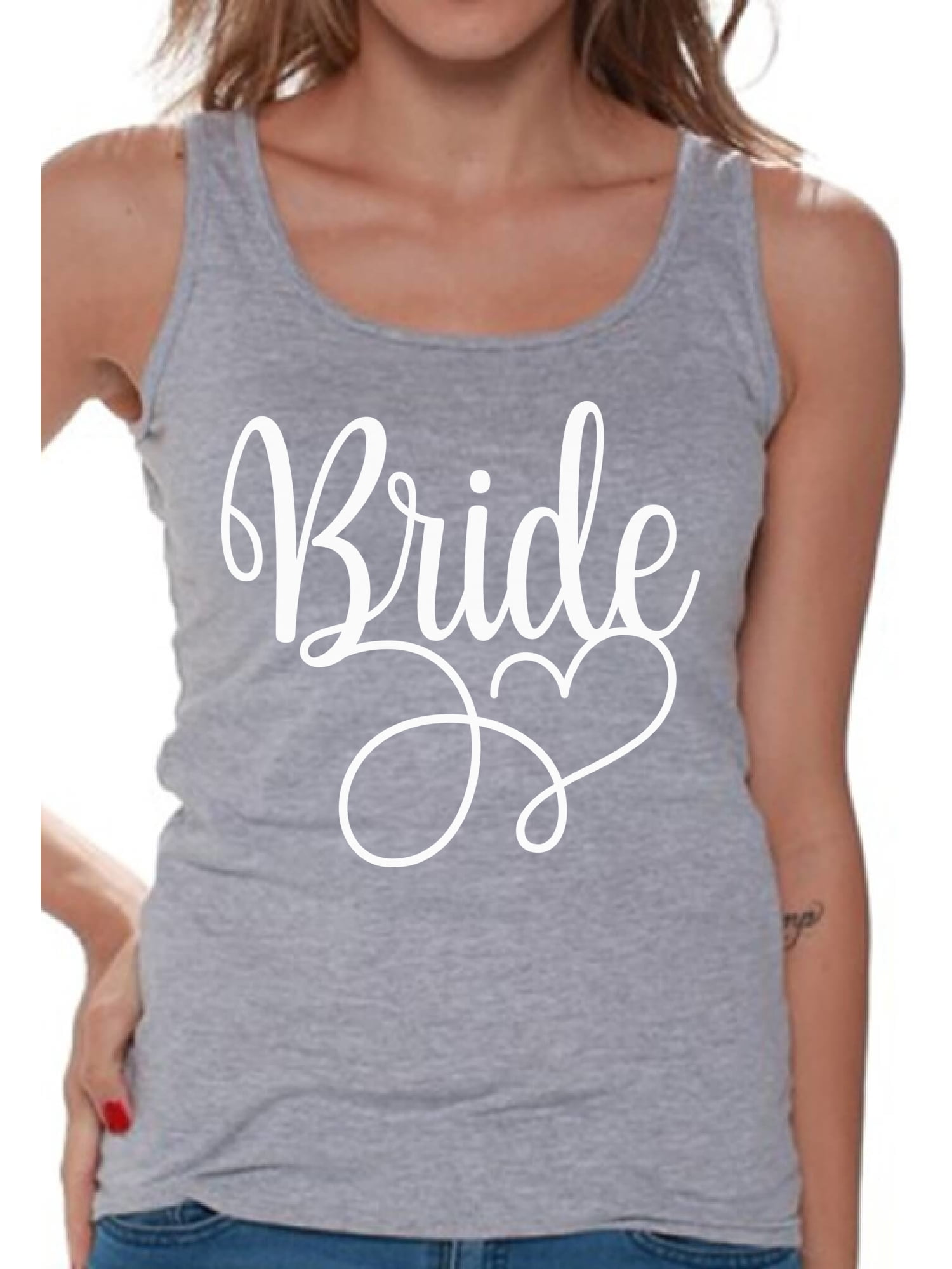 Awkward Styles Bride Tank Top Bridesmaid Tanks for Women Bridal Party ...