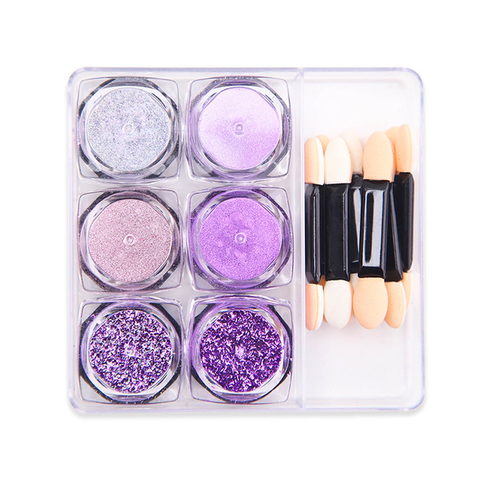 Click here for Mistaha Nail Powder Glitter Set With Brushes Nail... prices