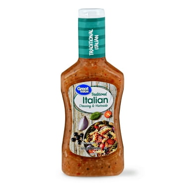 Great Value Zesty Italian Dressing & Marinade, 16 fl oz - Walmart.com
