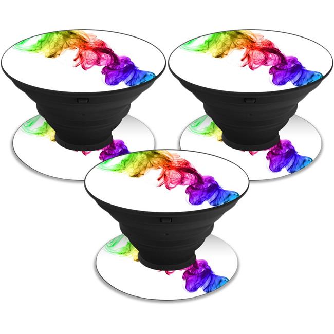 MightySkins POSOCK-Rainbow Smoke Skin Decal Wrap for Pop Sockets ...