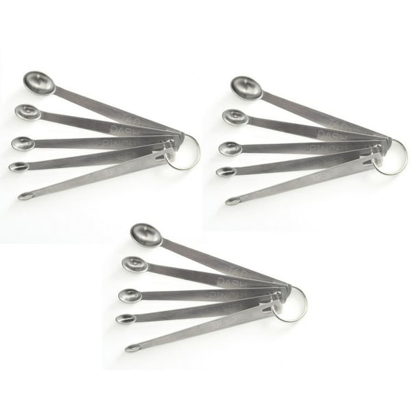 Norpro 5pc Mini Stainless Steel Measuring Spoons Set - Tad, Dash, Pinch ...