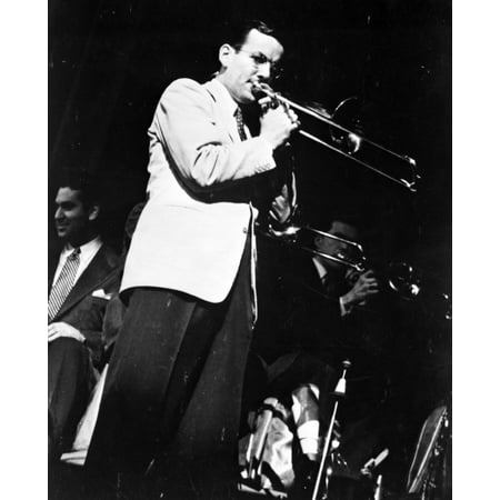 Candid of Glenn Miller playing trumpet Photo Print (8 x 10) | Walmart ...