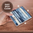 3drose, Rustic Nautical Blue Image of Wood Pattern, Set of 4 Ceramic ...