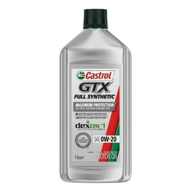 Castrol Edge 0W-20 LL-17 FE+ Advanced Full Synthetic Motor Oil, 5 ...