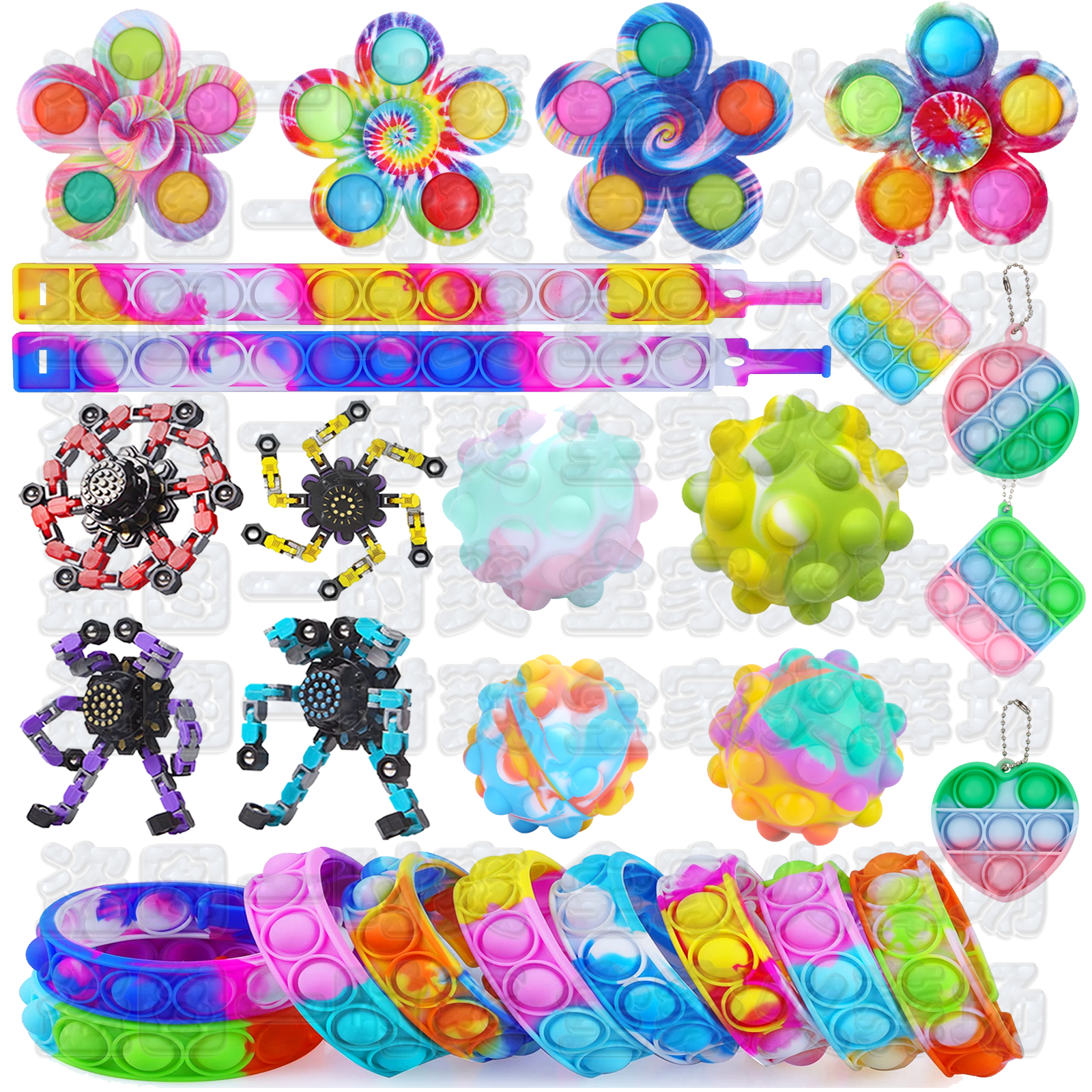 Goocheer Kid Fidget Toy, Decompression Bubble Intelligence Finger Tip ...