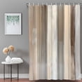 Brown Grey Shower Curtain Set with Hooks, Abstract Neutral Textured ...