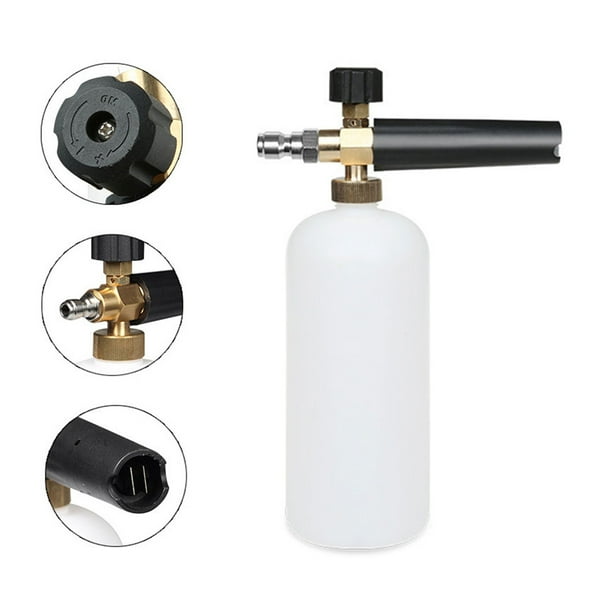 Snow Foam Lance Adjustable Foam Cannon 1 Liter Bottle Snow Foam Lance Soap Dispenser Nozzle for ...