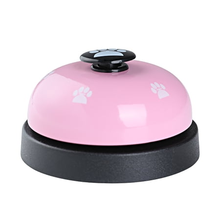Pet Training Bell Toy Paw Footprint Design Feeding Call Bell Training ...