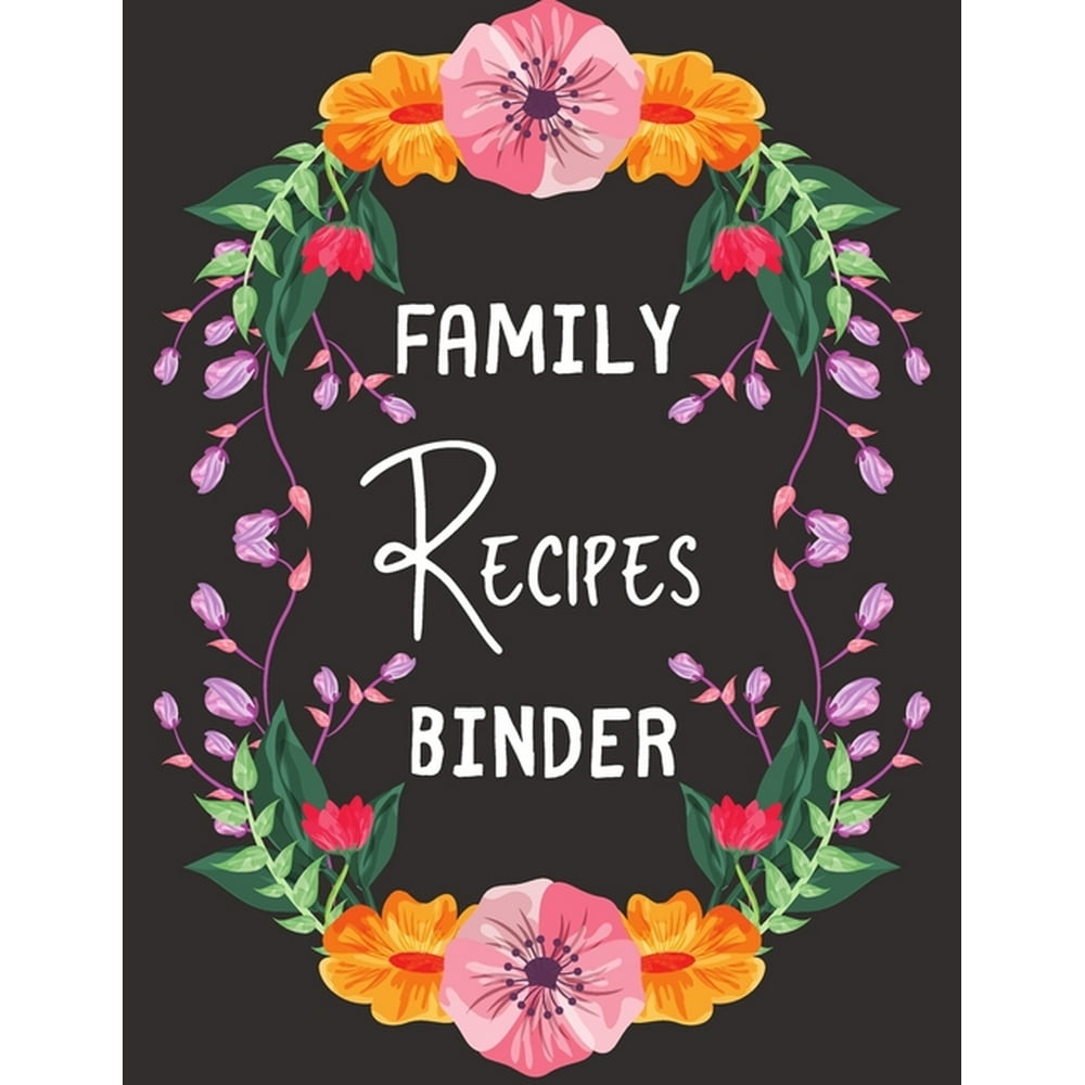Family Recipes Binder : personalized recipe box, recipe keeper make ...