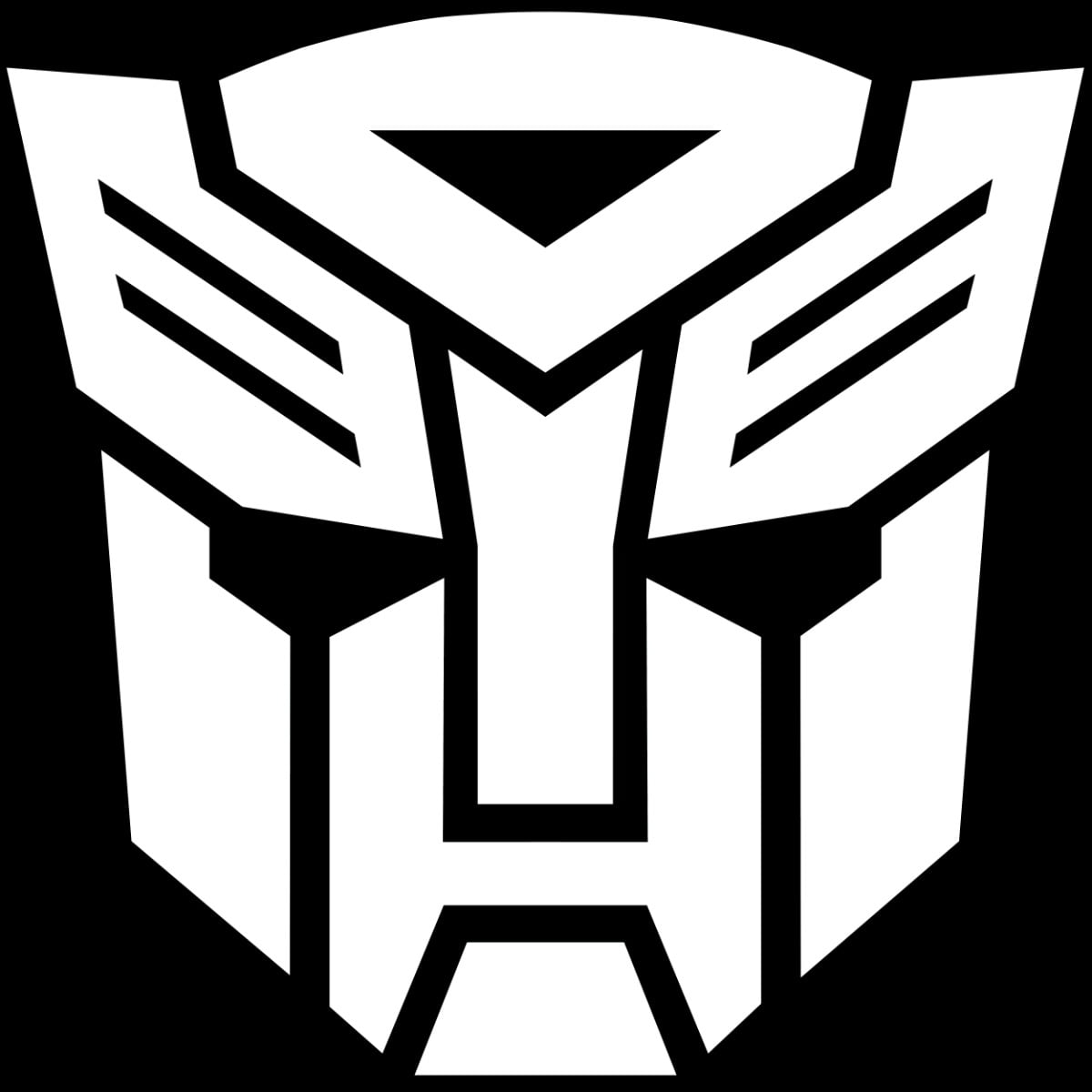 Autobots Logo Black And White