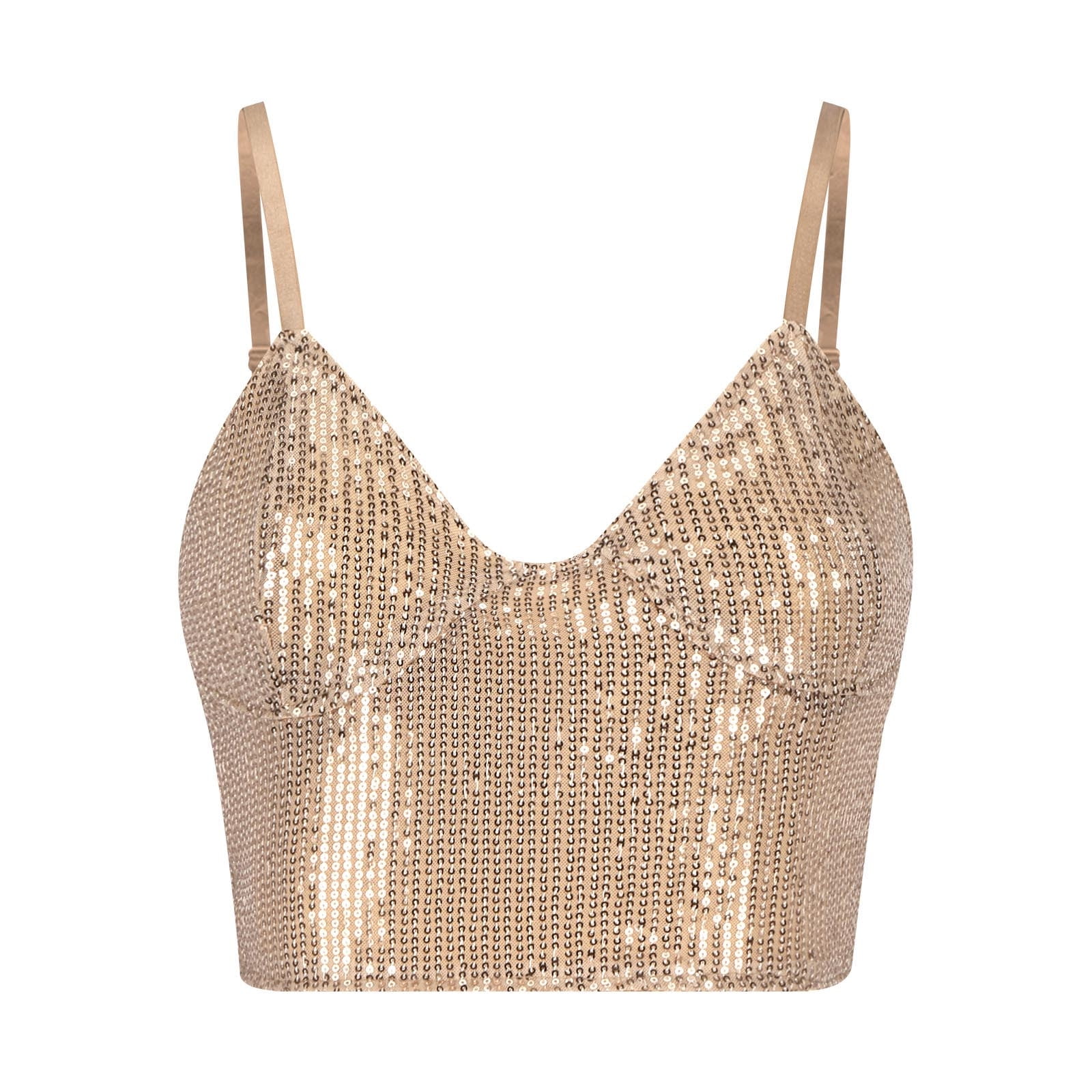 Click here for Yuyuzo Womens Sequin Camisole Sparkly V Neck Backl... prices