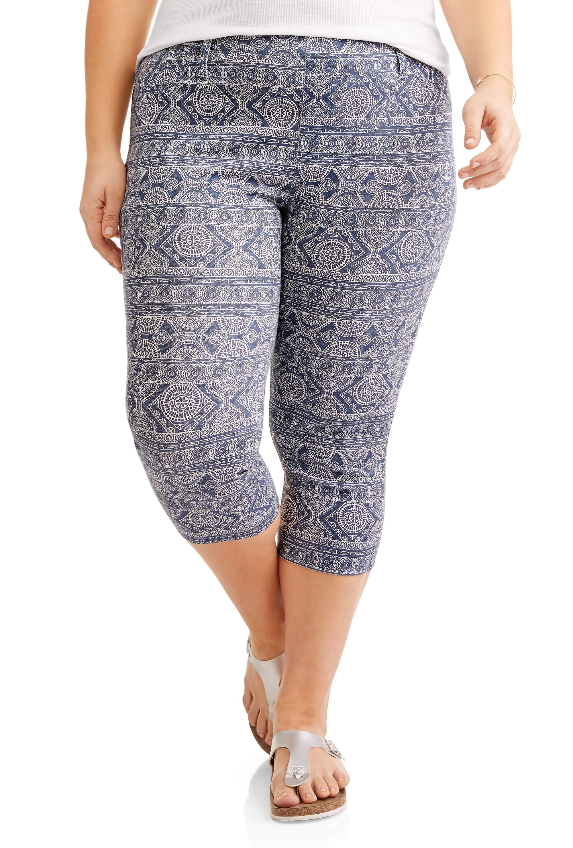 Women's Plus Printed Capri Jegging – Walmart Inventory Checker – BrickSeek