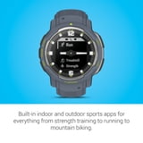 Garmin Blue Granite Instinct Crossover Rugged Hybrid with Analog Hands ...