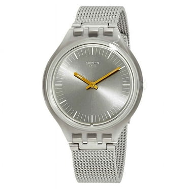 Swatch Men's Skincarat Silver Dial Watch - SYXS107 - Walmart.com