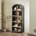 Arch Display Racks, Modern 5 Shelf Open Arched Bookshelf, 5 Tiers ...