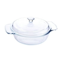 Simax Glass Casserole Dish with Lid Microwave & Oven Safe Glass ...