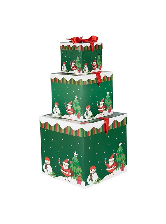 Christmas Gift Boxes in Christmas Gift Wrap - Walmart.com