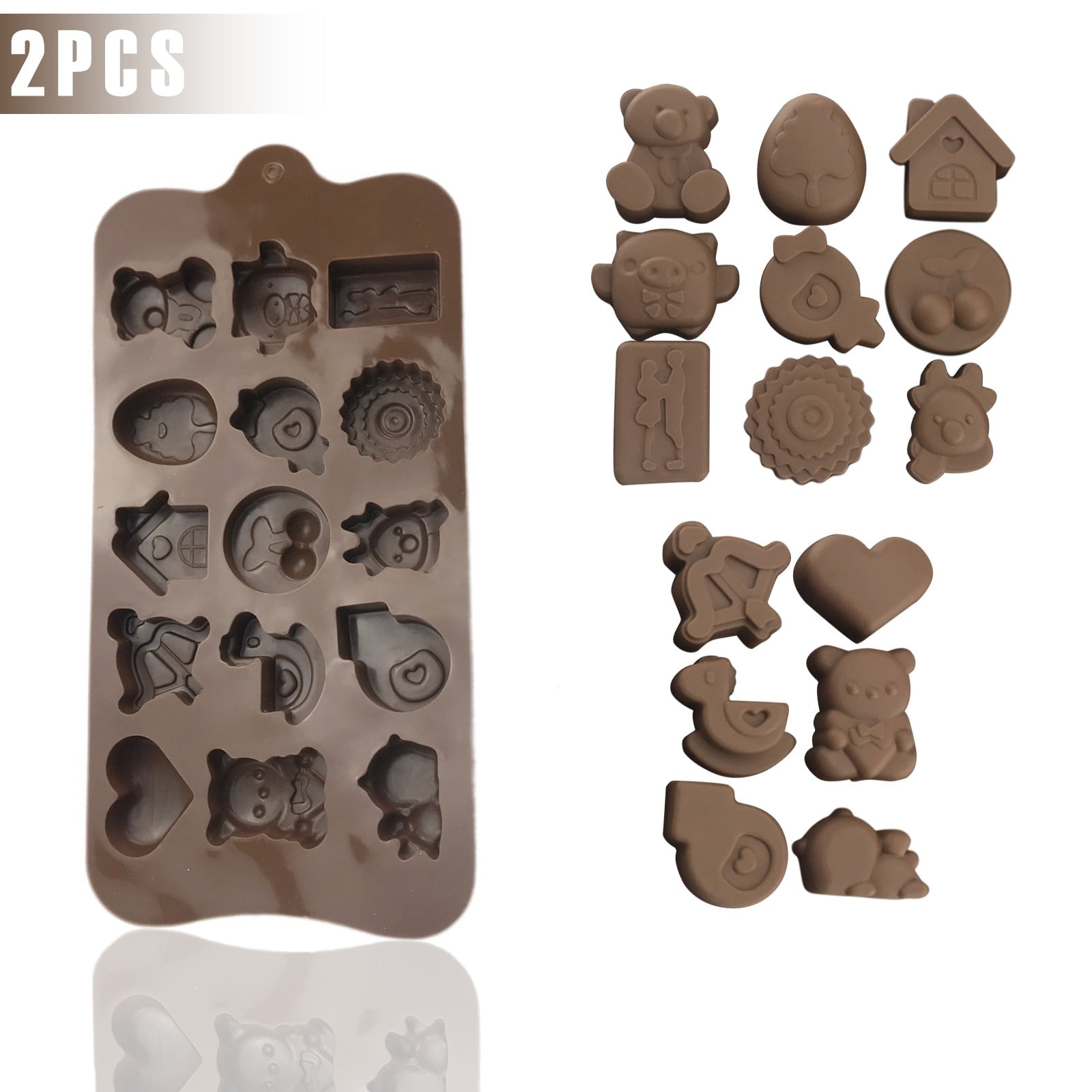 Click here for Agiferg 2pc Merry Christmas Daily Silicone Cartoon... prices