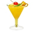 Exquisite Clear Plastic Martini Glasses - 5 oz Disposable Cocktail Cups ...