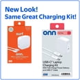 Free Shipping! Onn+ USB C Laptop Charger 100W Fast Charge Compatible ...