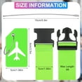 Armscye 8 Pack Luggage Straps and Silicone Tags Set, Adjustable Bright ...