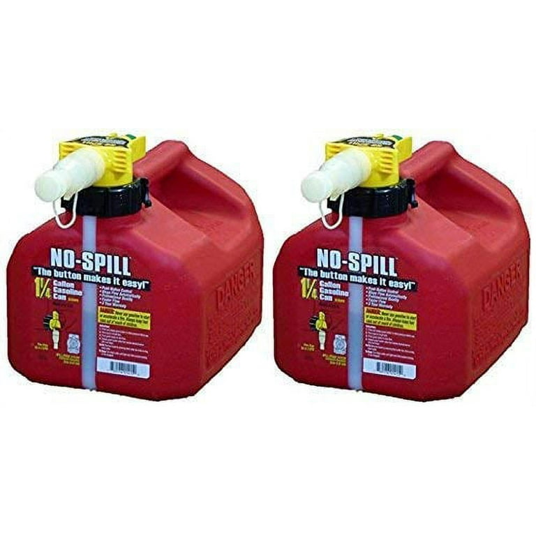 No-Spill 1450 5-Gallon Poly Gas Can CARB Compliant, 44% OFF