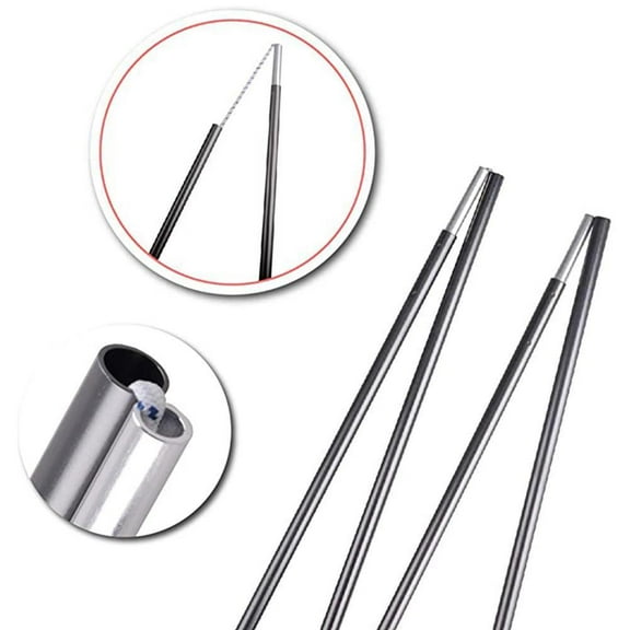 6.5 ft Adjustable Aluminum Tent Poles Kit for Tarp, Ultralight ...