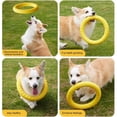 Interactive Dog Pull Ring Toy Floating Foam Flying Disc Chew Resistant ...
