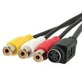 2pcs VGA SVGA to S-Video 3 RCA AV Adapter Converter Cable - Walmart.com