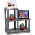 TURN-N-TUBE Storage Shelves, 2-Tier Ladder Shape Book Shelf with Open ...