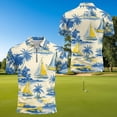 Aplkyhs Matching Couple Tennis Shirts Tropical Nautical Quarter Zip ...