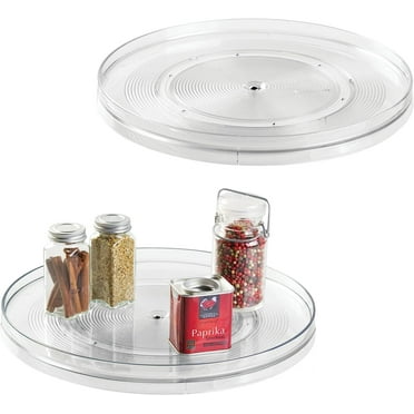 InterDesign Lazy Susan Turntable Organizer, 9", Clear - Walmart.com