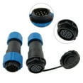 Sp20 Ip68 Waterproof 2 To 14 Pin Plug and Socket Inline Connector ...