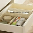 DEKAXID Retractable Drawer Organizer Adjustable Kitchen Storage Box ...
