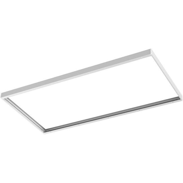 Luxrite 2x4 FT Surface Mount Kit for Light Panel, Aluminum Flush ...