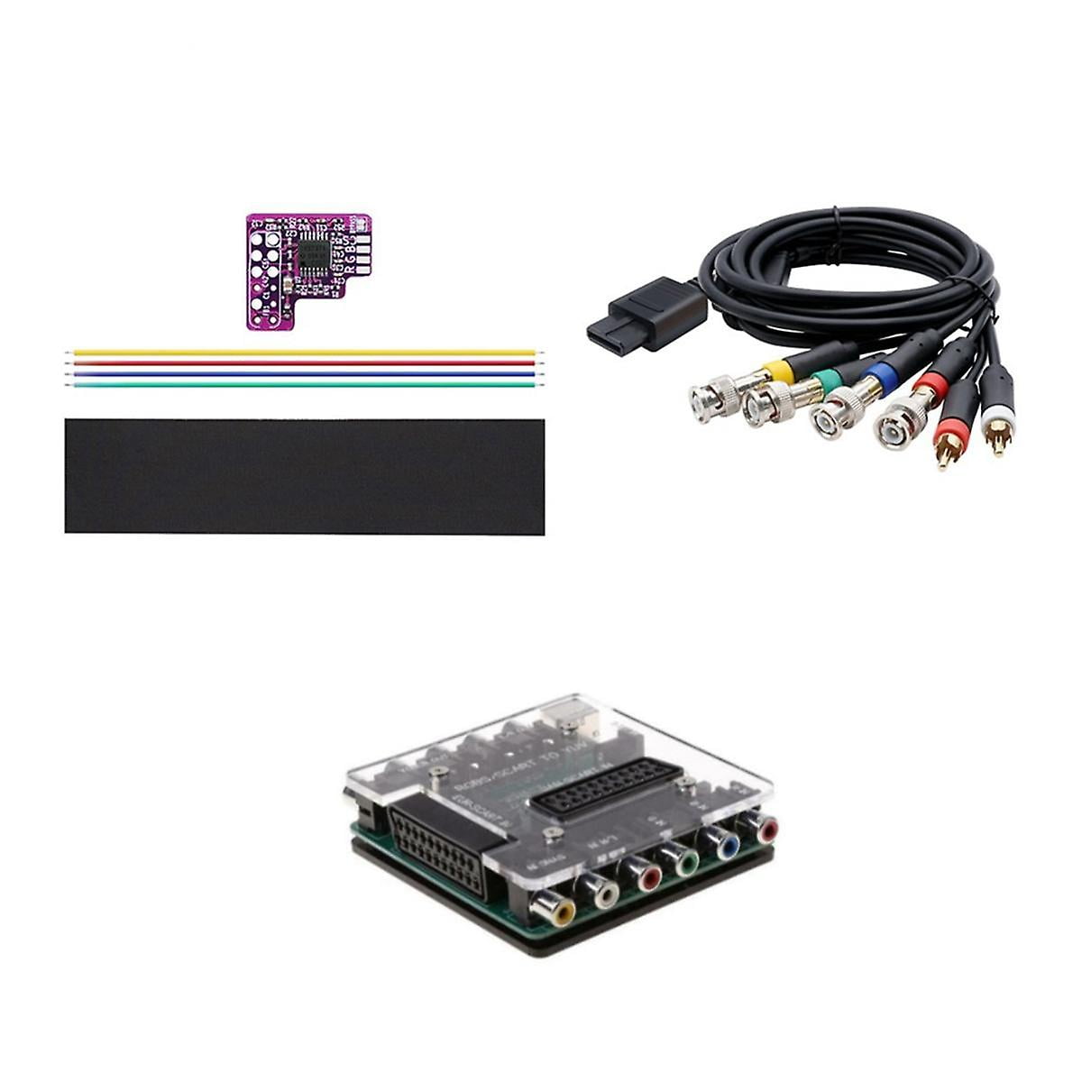 N64 RGB MOD+SCART/RGBS a YCBCR/S Video Converter+Cable RGB para ...