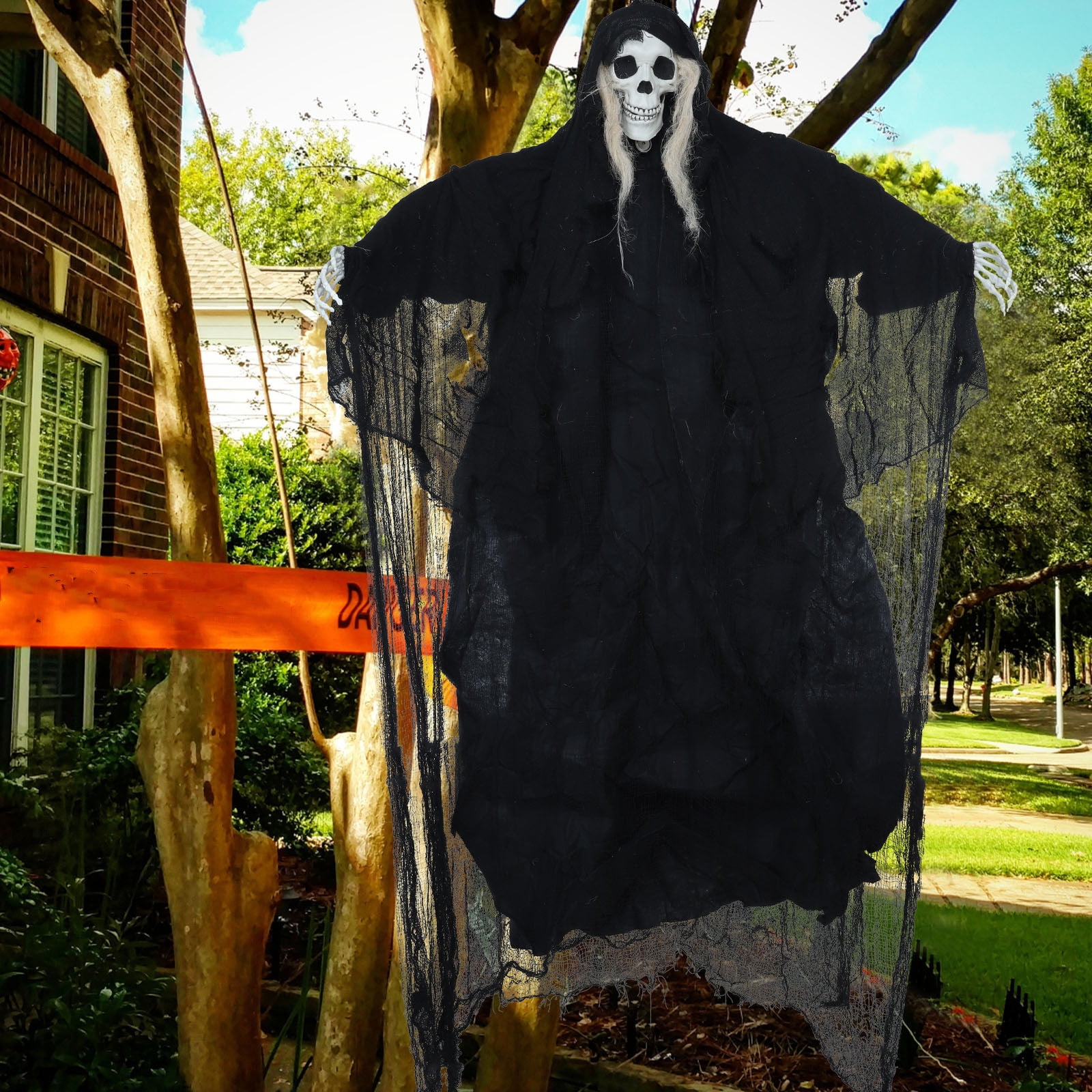 Loopsun Fall Decorations for Home Halloween Hanging Ghost, 5.5 Ft Large ...